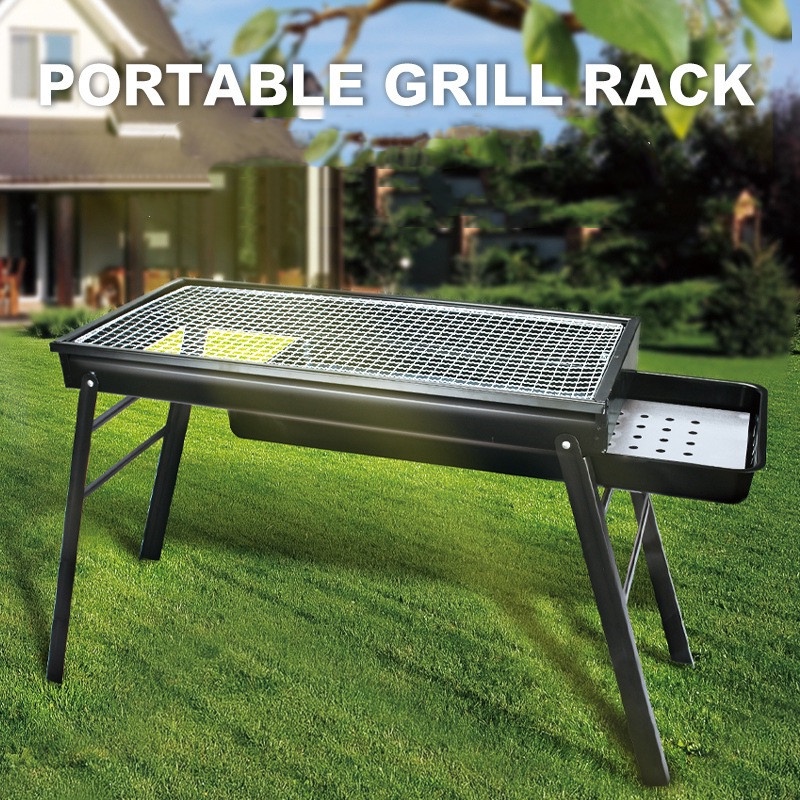 KOI Grill Large Portable And Foldable Charcoal Barbeque BBQ Grill ...