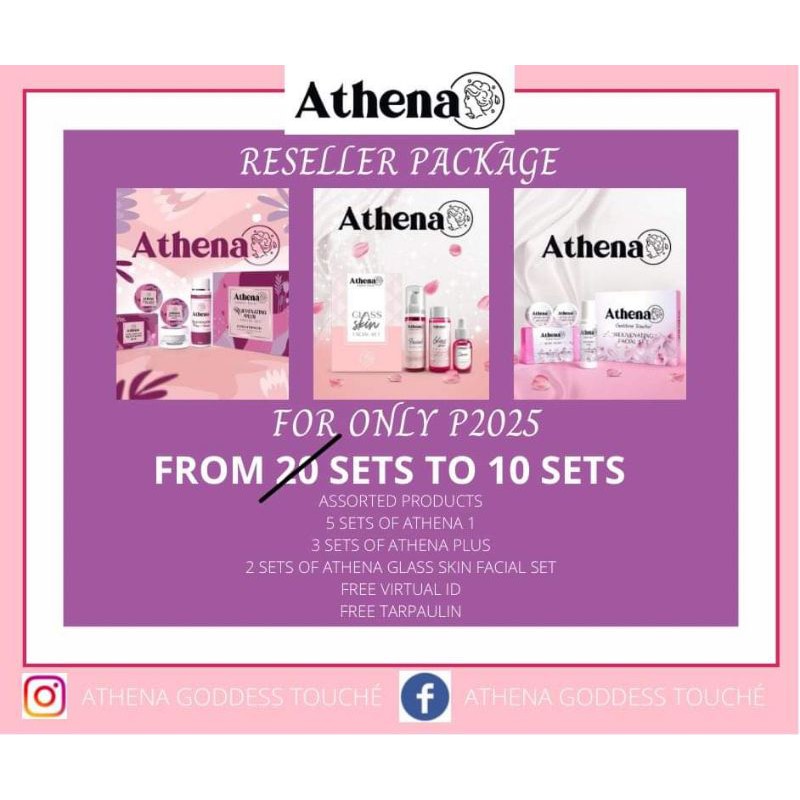 Athena Goddess Touche' Resellers package | Shopee Philippines
