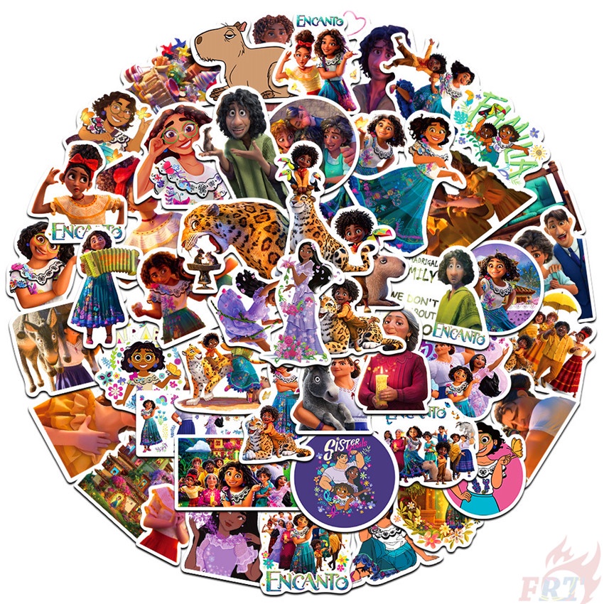 100Pcs/Set Encanto Series A Stickers DIY Fashion Mixed Waterproof ...