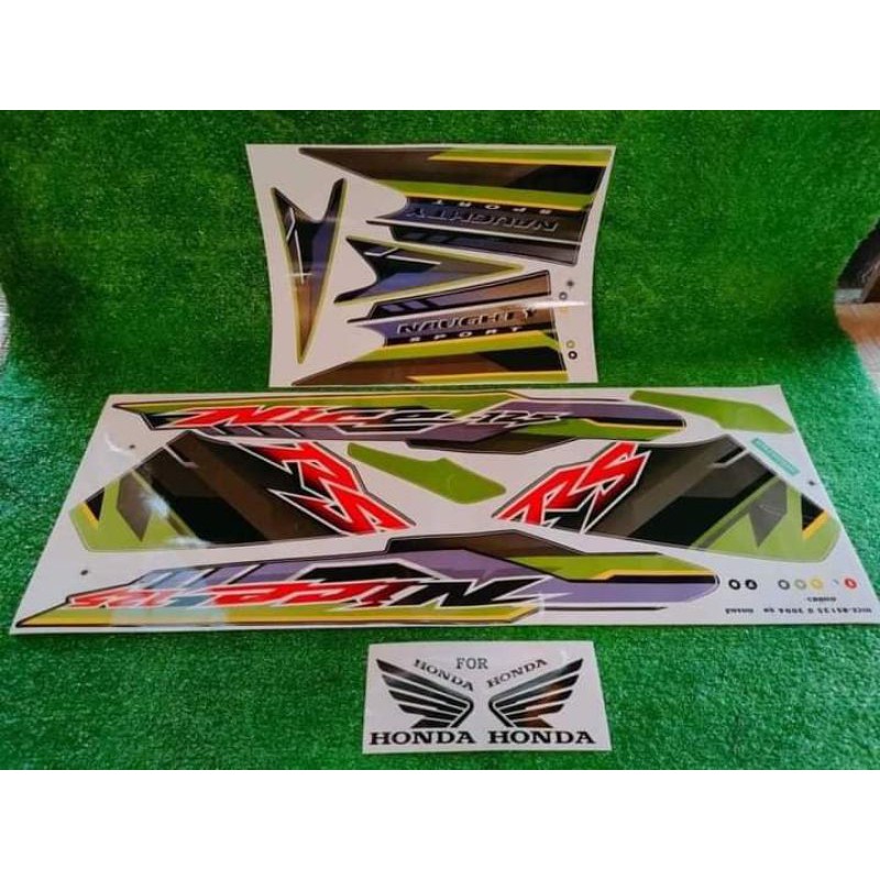honda rs 125/nice 125/xrm decals | Shopee Philippines