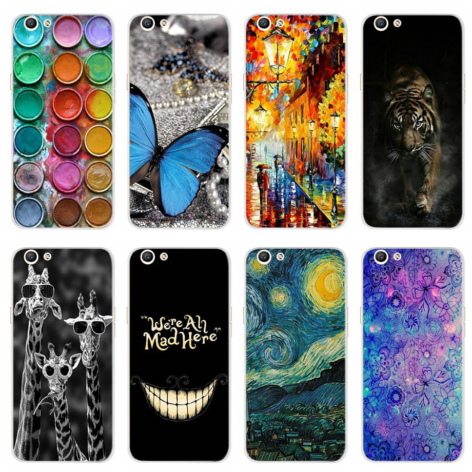 COD OPPO F1S A59 cases clear soft silicone tpu phone case Cute Cartoon ...