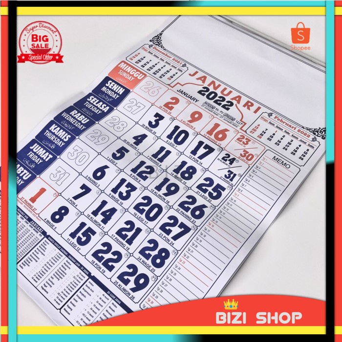 Complete Wall Calendar in 2023 Complete with HVS Material Prayer ...