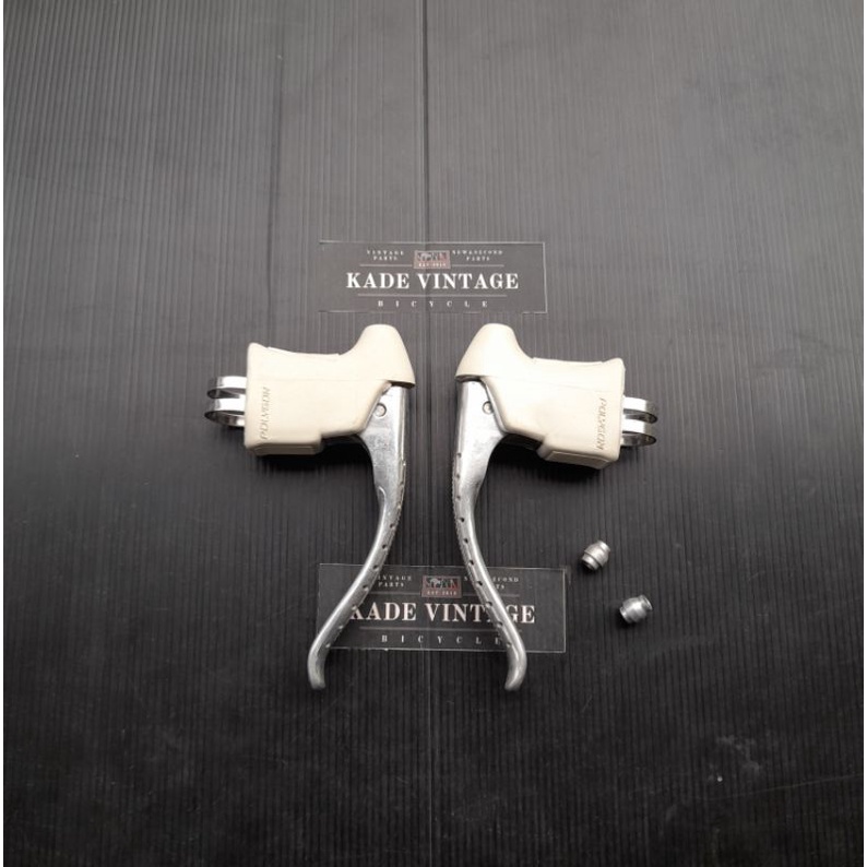 Polygon classic white Brake lever, old school racing bike Brake handle ...