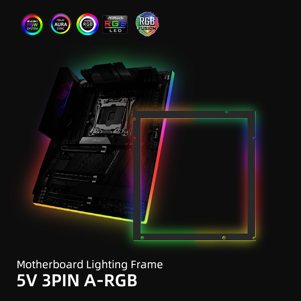 A-RGB Motherboard Lighting Pad 5V3Pin PC Case Frame ATX MATX ITX MOBO ...