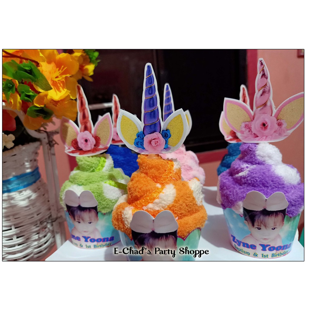 Unicorn Cupcake Topper 12pcs Pack Shopee Philippines