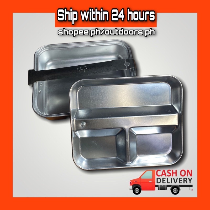 stainless Military Mess kit / mess gear camping outdoor tool | Shopee ...