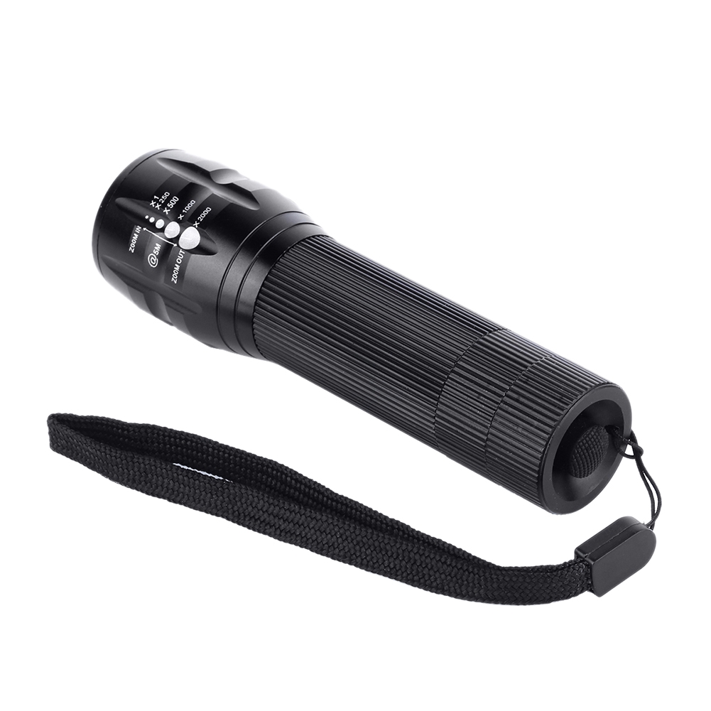 LED Flashlight 18650/AAA Battery LED Torch High Power Rechargeable ...