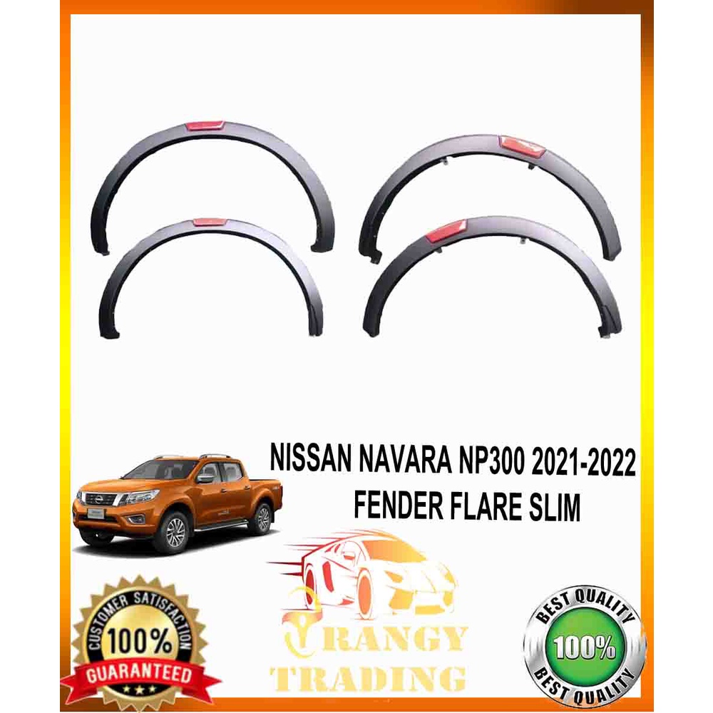 Nissan Navara NP300 2021 to 2024 OEM Fender Flare WITH REFLECTOR SLIM ...