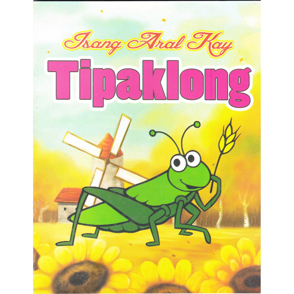 Story Book / Coloring Book English Tagalog ( Isang aral kay Tipaklong ...