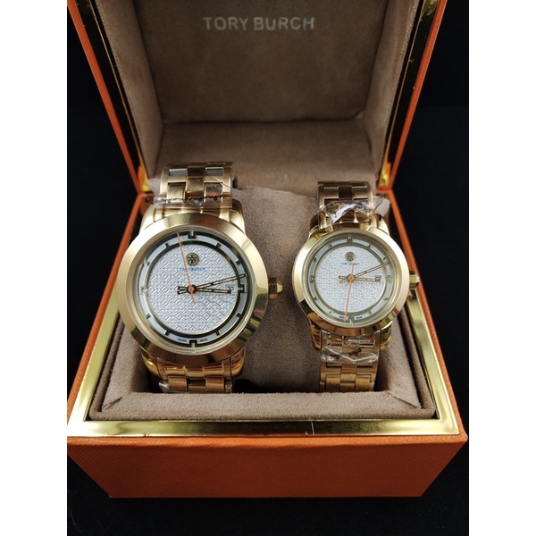TORY BURCH Ivory stainless steel watch | Shopee Philippines