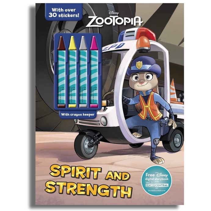 Spirit AND STRENGTH COLORING BOOK WITH CRAYONS (DISNEY ZOOTOPIA ...