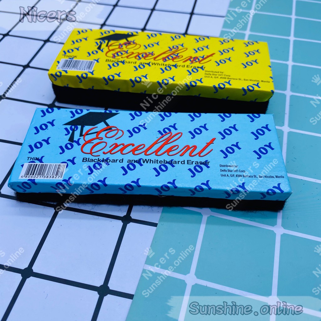 JOY Blackboard And Whiteboard Eraser 12.7 x 5 x 2.3cm | Shopee Philippines