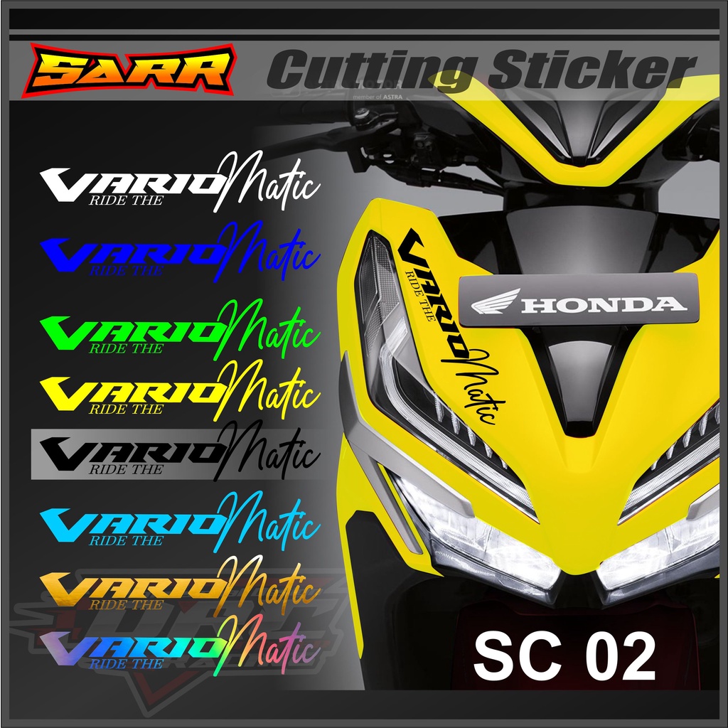 Ss 02 Cutting Sticker Honda VARIO, Mirrorless, VARIO, ADV, BEAT, PCX ...