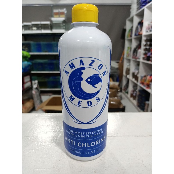 Amazon Meds Methylene Blue / Anti-Chlorine 500ml for Fish Aquarium and Pond | Shopee Philippines