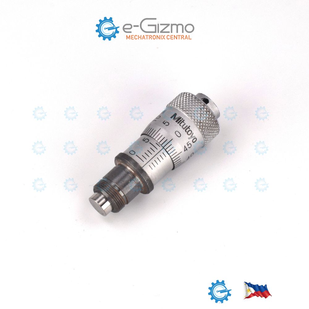 Mitutoyo Micrometer Head 0-6mm [Surplus] Flat Tip | Shopee Philippines