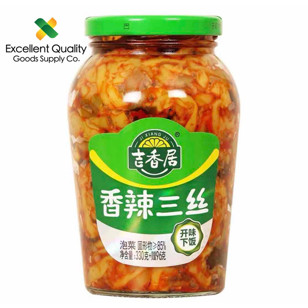 EQGS JiXiangJu Spicy ChaoSanSI Pickles Chinese Famous food Brand ...