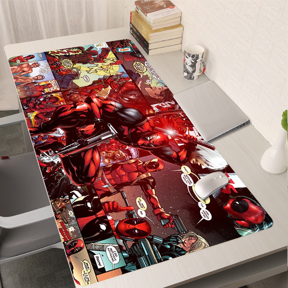 Deadpool Gaming Laptop Gamer Mouse Mats Mousepad Anime Mat Computer ...