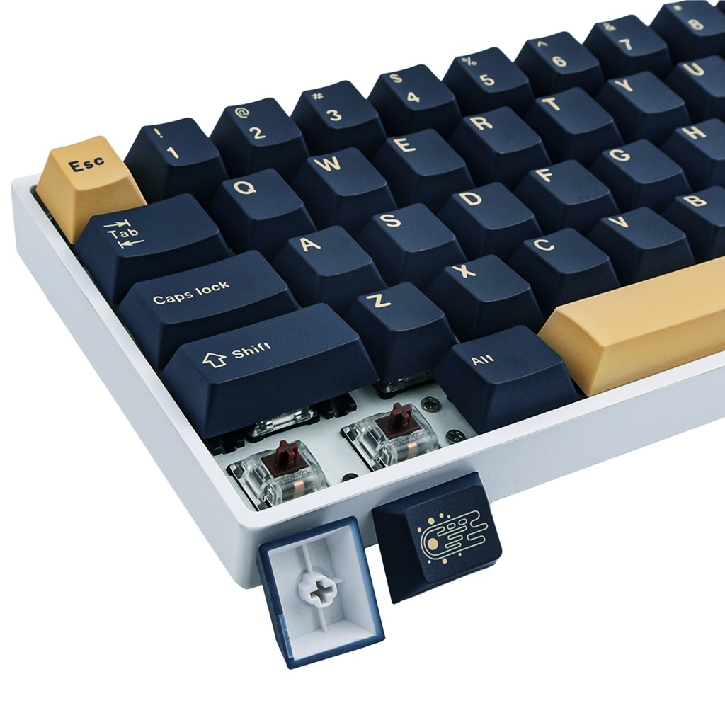 GMK Astronomical PBT Keycap, 129 Keys keycaps Cherry Profile DYE-SUB ...