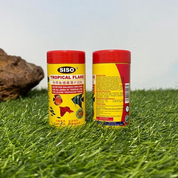 SISO Tropical Flake / Nutrition Balanced Fish Food / Makanan Ikan Halus ...