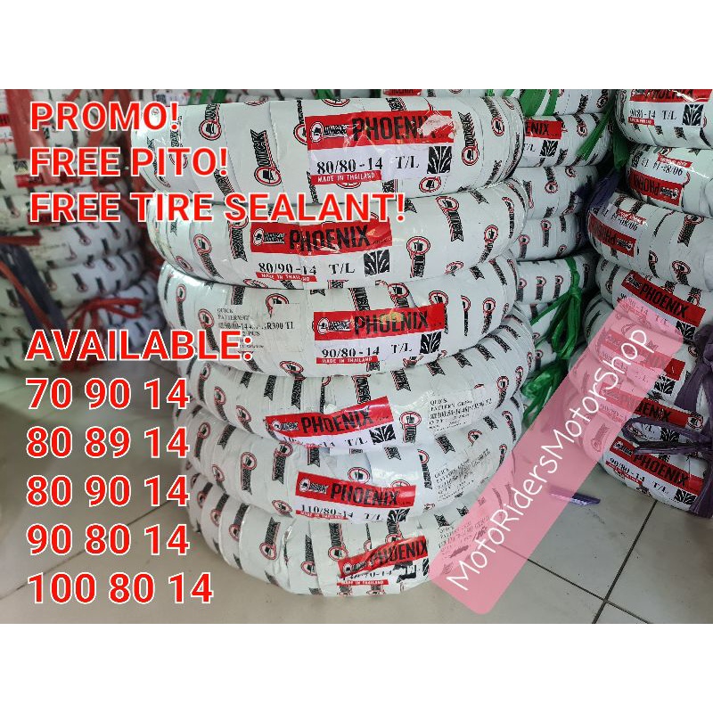 PROMO SALE! QUICK TIRE TUBELESS x14 x17 Rim FREE Tire Sealant FREE Pito ...