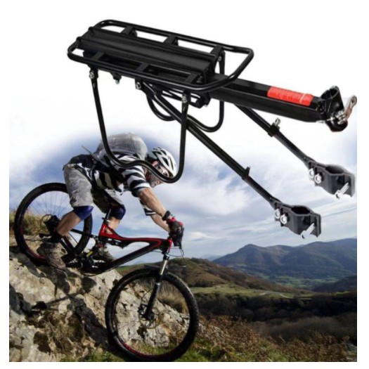 SN Alloy Bike Rear Carrier (Quick Release Adjustable Alloy) | Bicycle ...