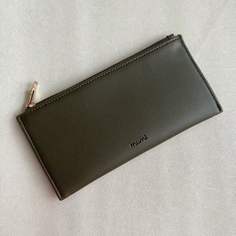 Mumi Skinny Zip Long Wallet | Shopee Philippines