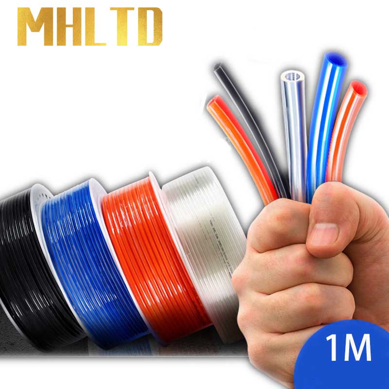 Pipe Tubing Water Gas Plastic Hoses 1M PU Tube 8mm 4mm 6mm 10mm 12mm Pneumatic Air Hose ...
