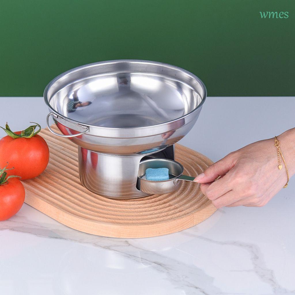 WMES1 with Alcohol Cup Hot Pot Charcoal/Alcohol Fuel Mini Cooking Pot ...