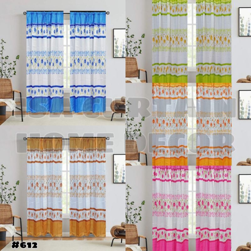 Sheering Curtain Good Quality Simple Curtain Without Ring Kurtina ...