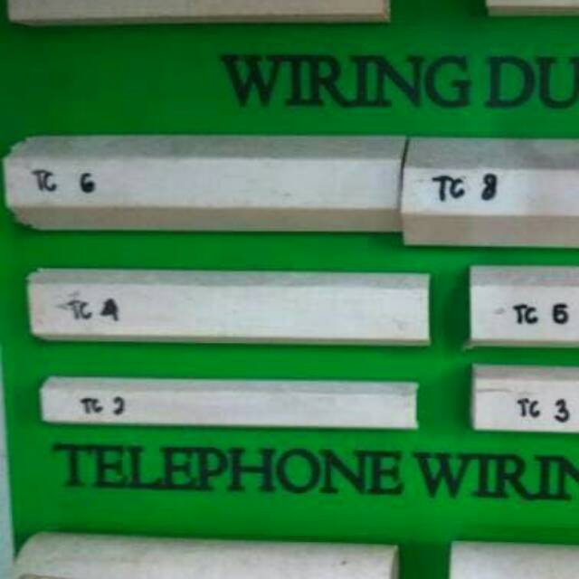 Trapezoid Duct Cable TC 4 + double Tape pjg 1 meter | Shopee Philippines