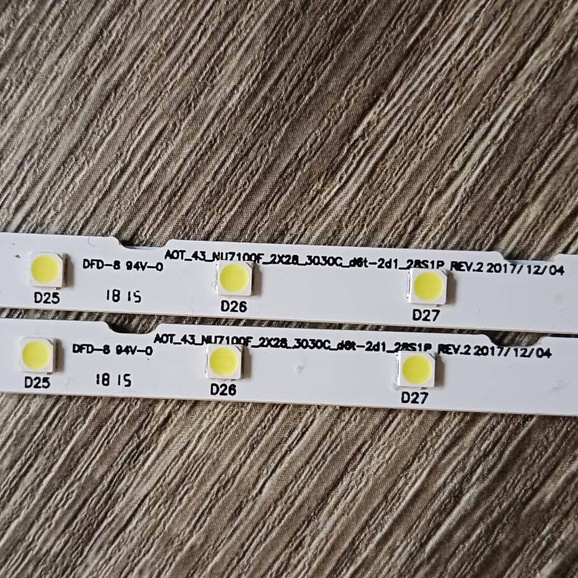 Samsung TV Backlight Edge Type AOT 43 NU7100 AOT 43 NU7100F BN44-00947A ...