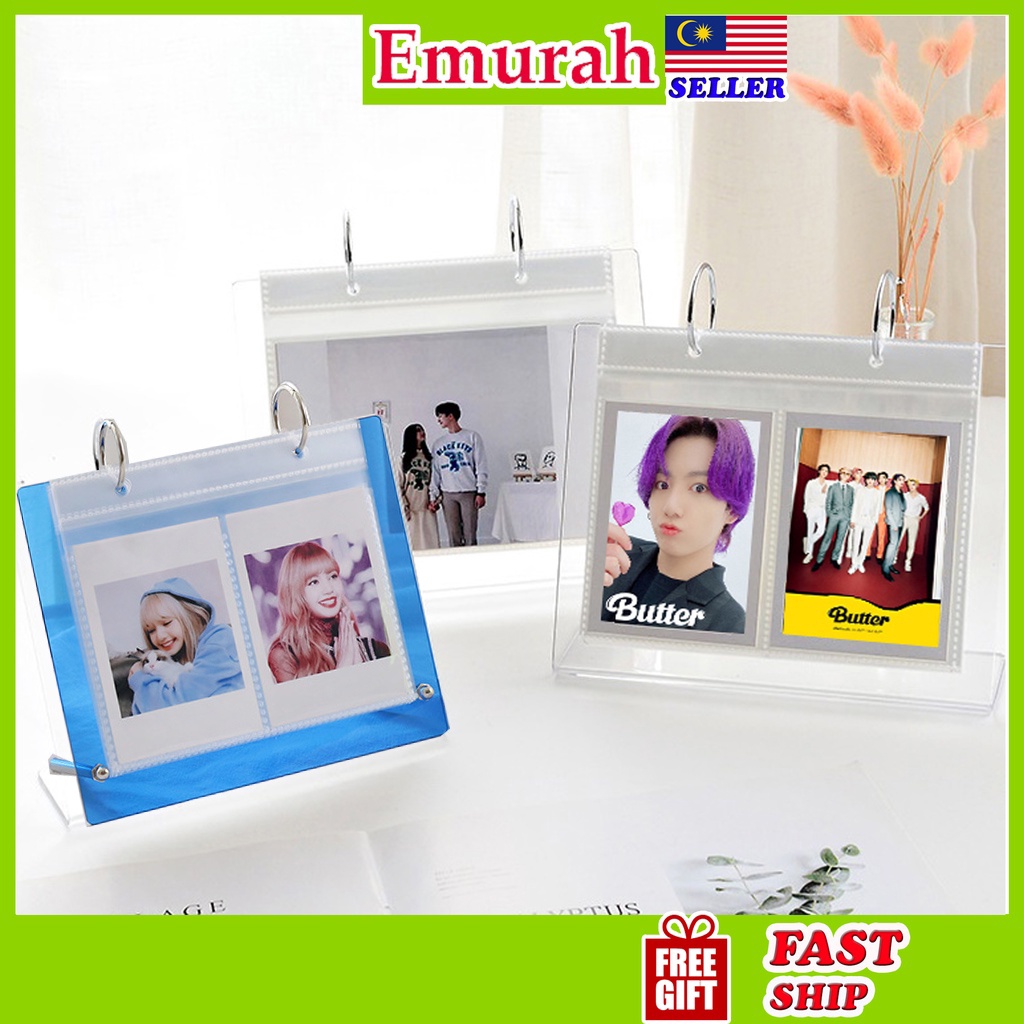 Acrylic Photo Frame Stand 2R 3R 4R Lomo Card Frame Photocard sleeve ...