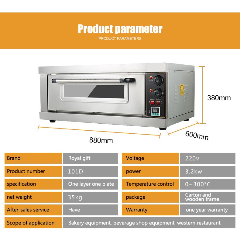 Stainless Steel Commercial Oven Single/Double Layer Large Capacity ...