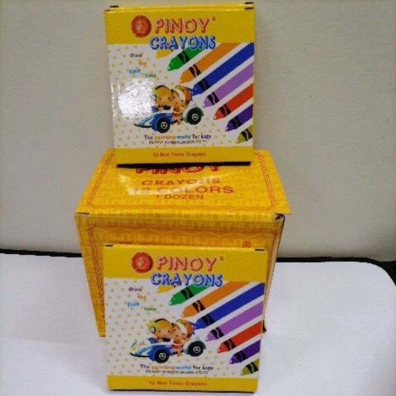 12Colors Pinoy Crayons | Shopee Philippines