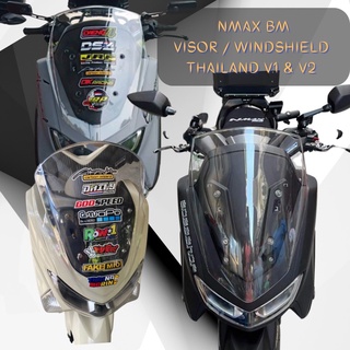Thai Nmax V1 V2 Clear visor / windshield (with Thai side mirror / Free ...