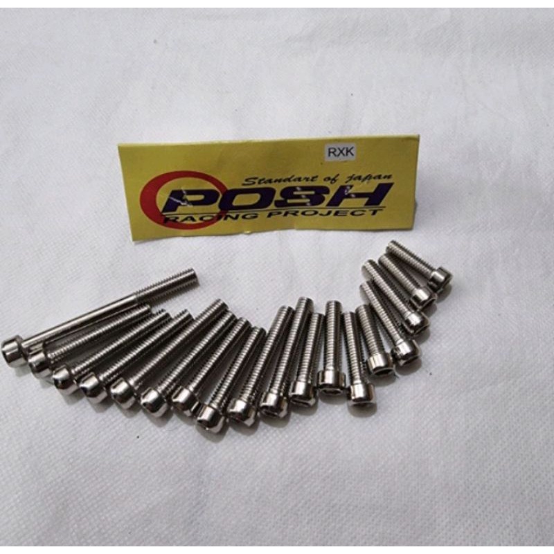 MESIN RX KING CALTER BAK ENGINE TUB BOLT POSH BRAND | Shopee Philippines