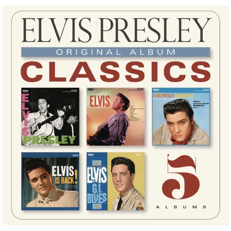 ELVIS PRESLEY 5 CD BOXSET ORIGINAL ALBUM CLASSICS SERIES | Shopee ...