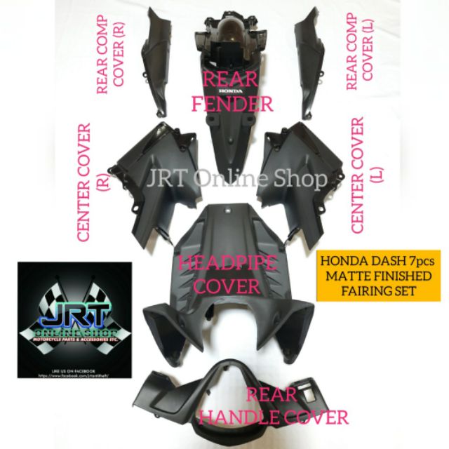 Honda Wave Dash Genuine Original Matte Inner Fairing Set | Shopee ...