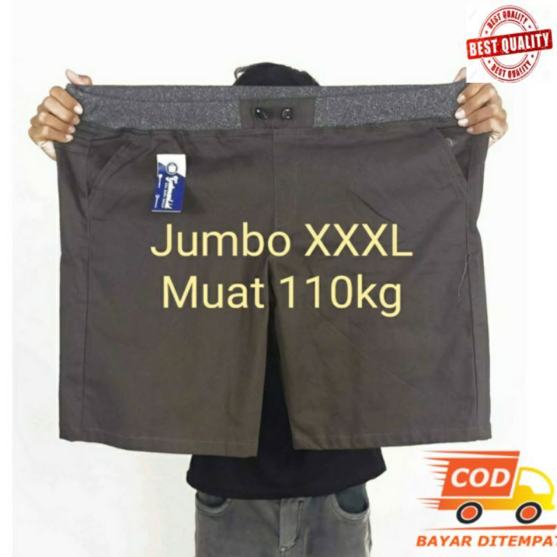 Chinos JUMBO & SUPER JUMBO Shorts (L, XL, XXL, XXXL, XXXXL) Big Body Pants | Shopee Philippines