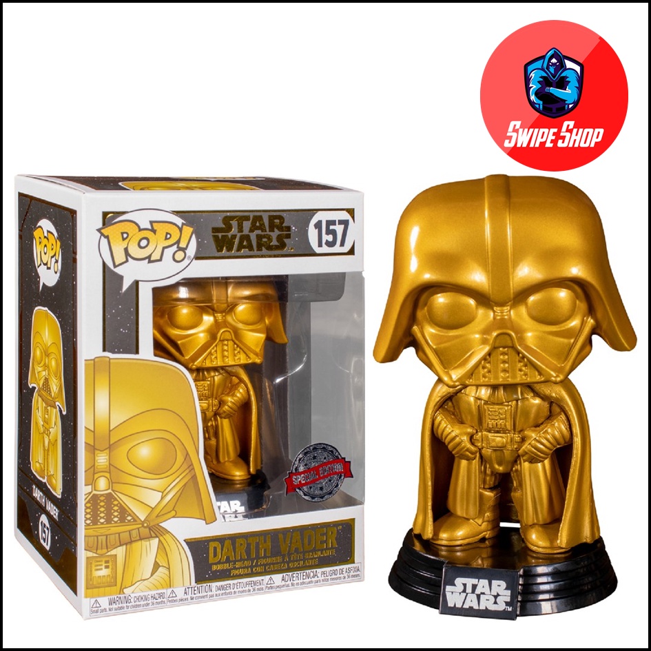 Gold darth vader funko pop store