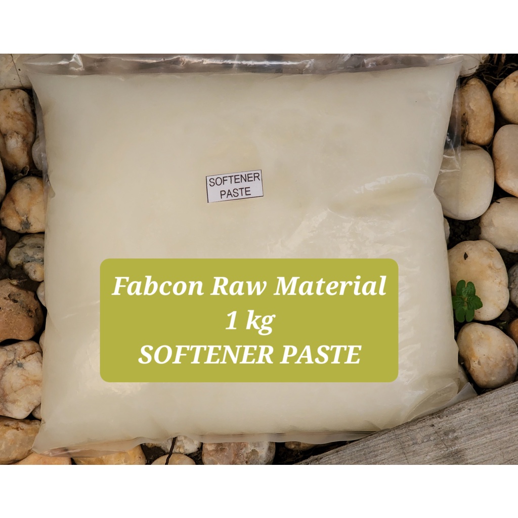 1 KG. SOFTENER PASTE FOR FABCON EXTRA RAW MATERIAL 1 PACK | Shopee ...