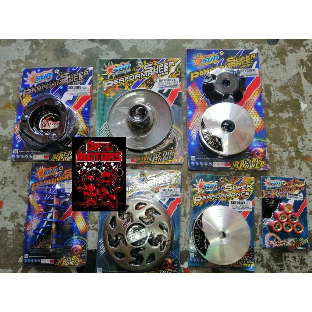 Sun Racing CVT Set for Skydrive 125 | Shopee Philippines