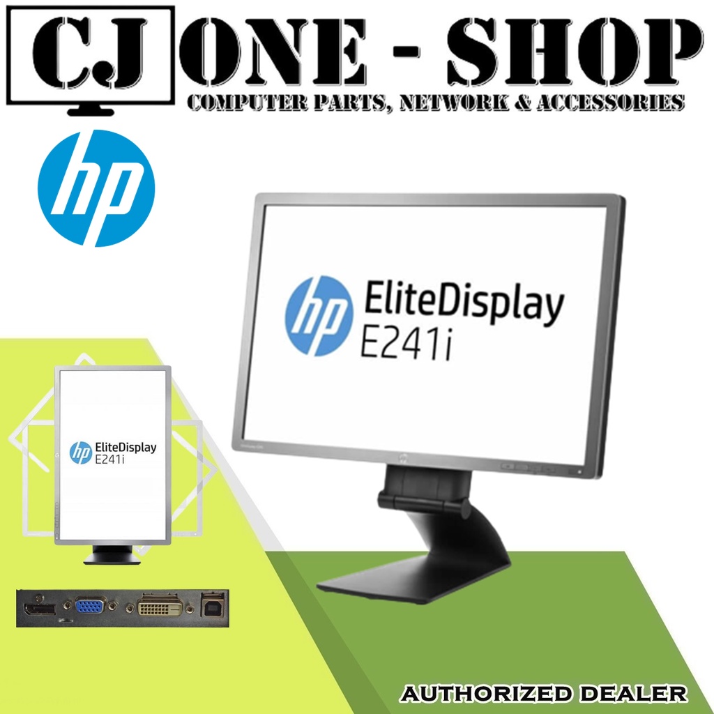 HP EliteDisplay E241i 24-inch LED Backlit IPS Monitor Full HD SECOND ...