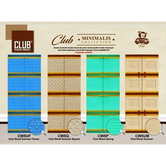Wm Club Mini Cabinet 4-tier - Multipurpose Plastic Storage Cabinet ...