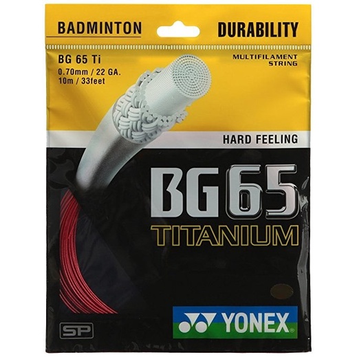 Original Yonex BG 65 Ti (Titanium) Badminton Strings | Shopee Philippines