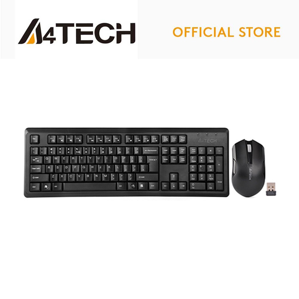 A4Tech 4200N V-Track GR92 + G3-200N, Wireless Keyboard and Mouse Combo Kit | Shopee Philippines
