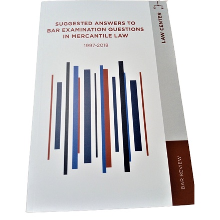 Suggested Answers To Bar Examination Questions In Mercantile Law 1997 ...