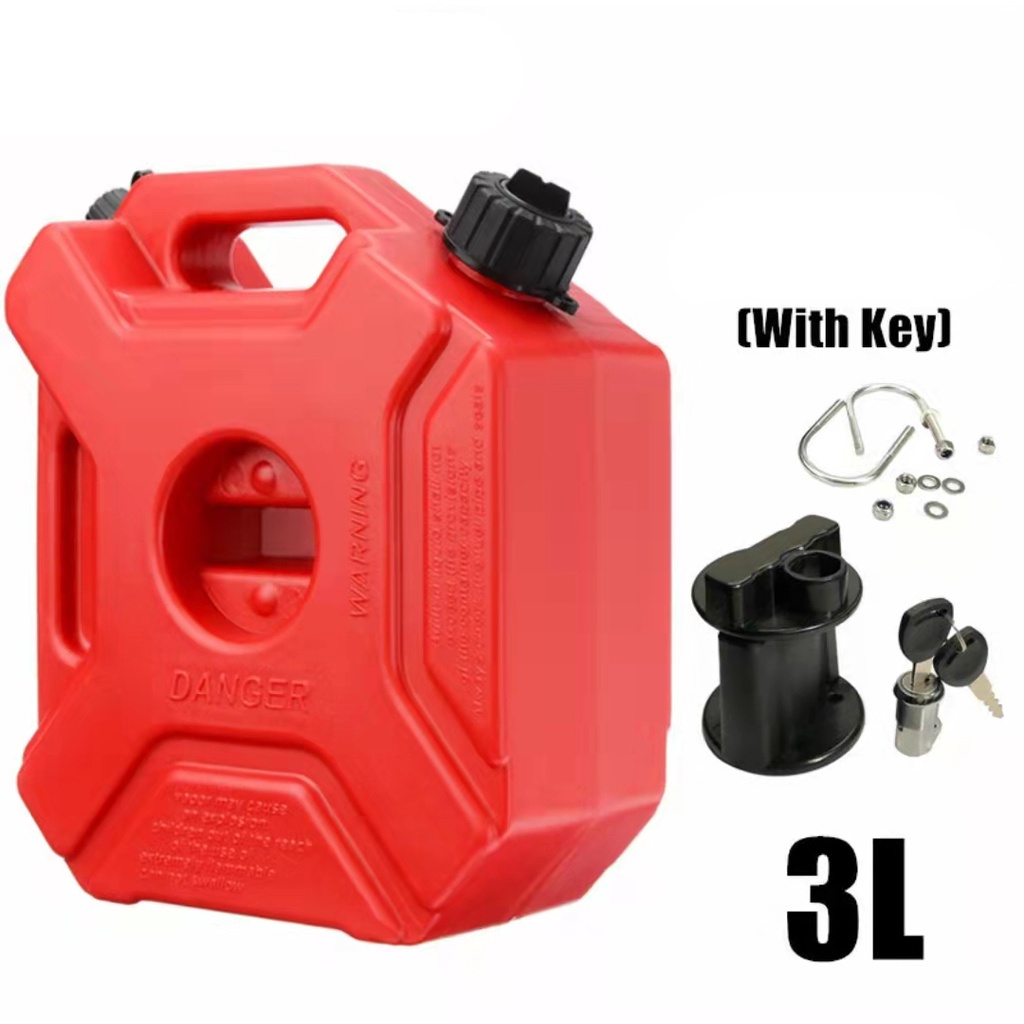 Jerry Can Fuel Container 3L Red | Shopee Philippines