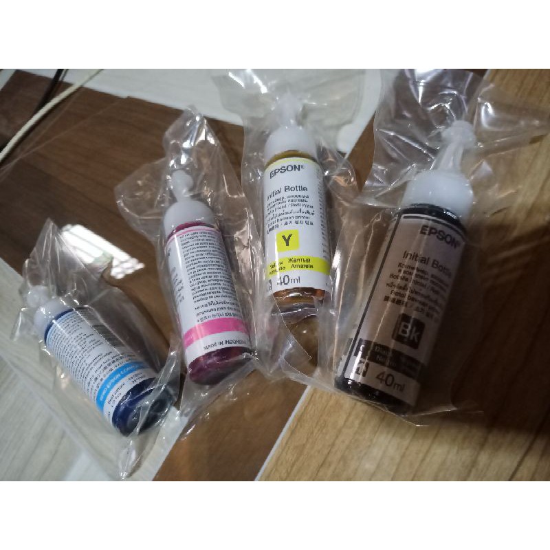 Epson L120 L121 Original ink 40ml 1set | Shopee Philippines
