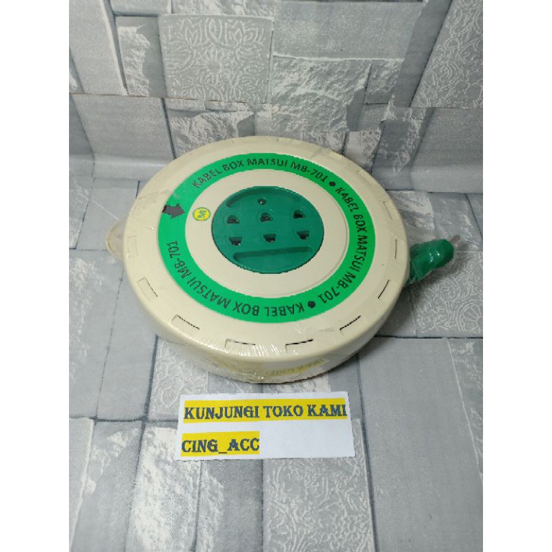 Matsui 3 Hole Socket Roll Cable Length 8 Meters SNI | Shopee Philippines